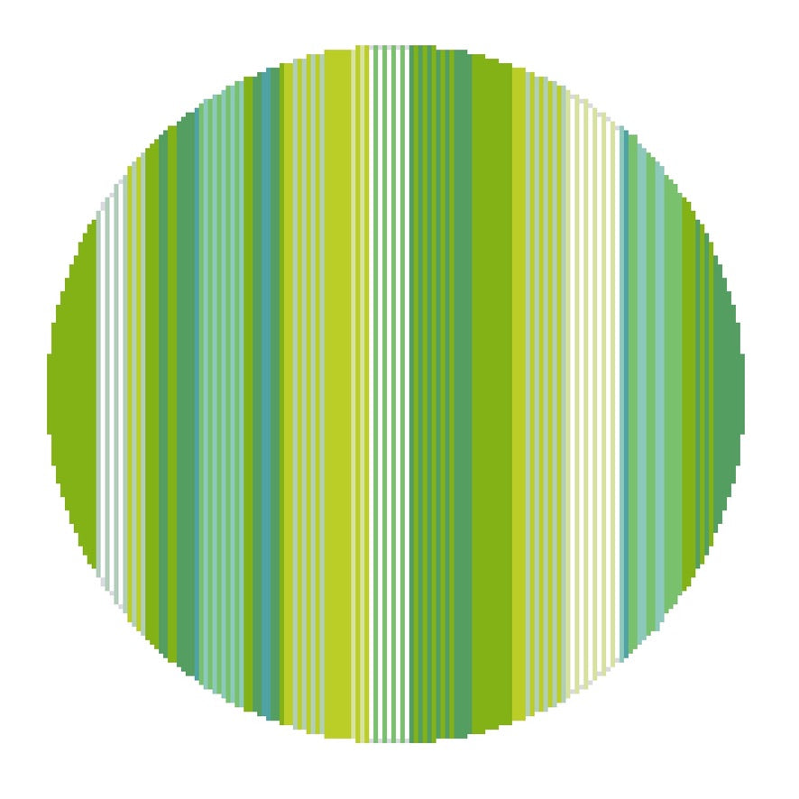 libby stripe 11" round – elizabeth crane swartz designs®