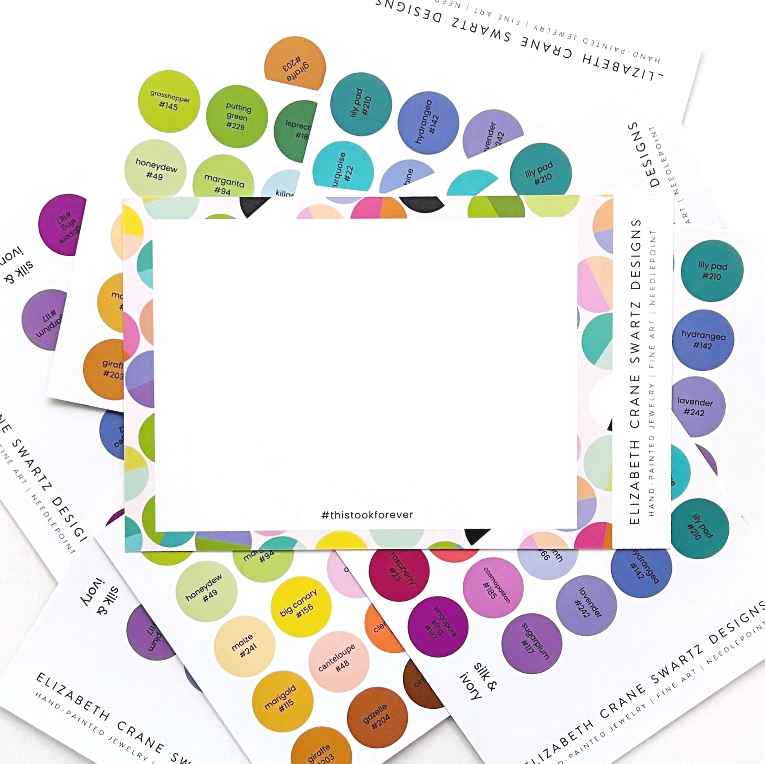 silk & ivory color card – seagrass studio